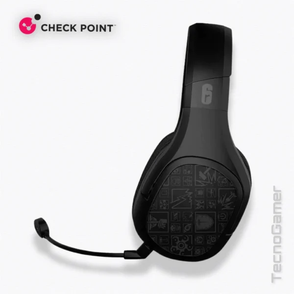 Audifono CheckPoint HX-300 RAINBOW SIX INALAMBRICOS Tecnogamer